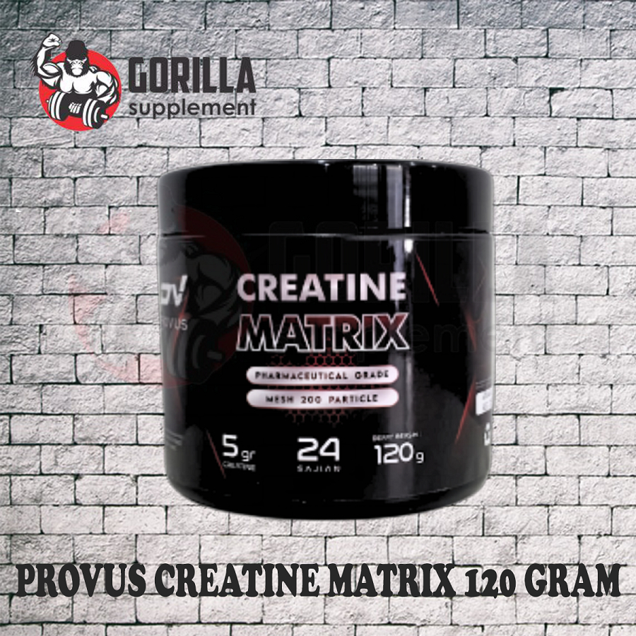 Jual PROVUS Creatine Matrix 120 Gram 24 Serving - Suplemen Fitness ...