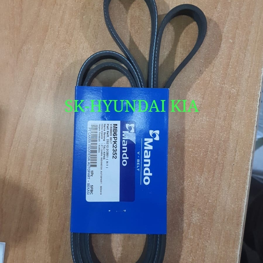Jual VAN BELT 25212-2C000 VANBELT FAN BELT TALI KIPAS 6PK-2352 HYUNDAI ...