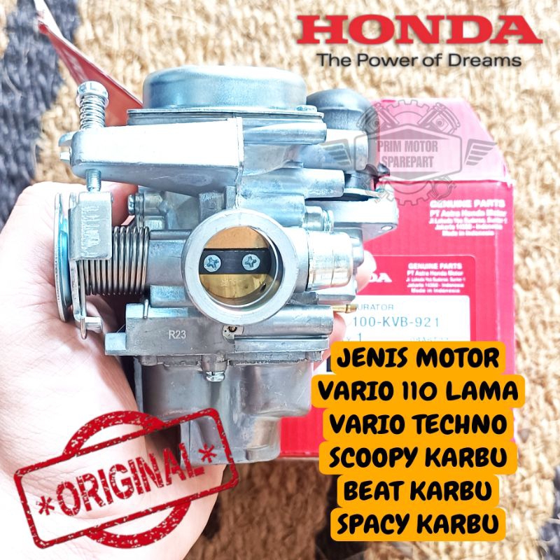 Jual KARBURATOR ORIGINAL KVB MOTOR HONDA VARIO 110 LAMA VARIO TECHNO ...