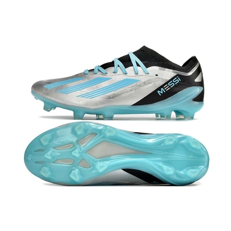 Jual Sepatu Bola Adidas X Crazyfast Messi.3 FG - Silver Blue | Shopee ...