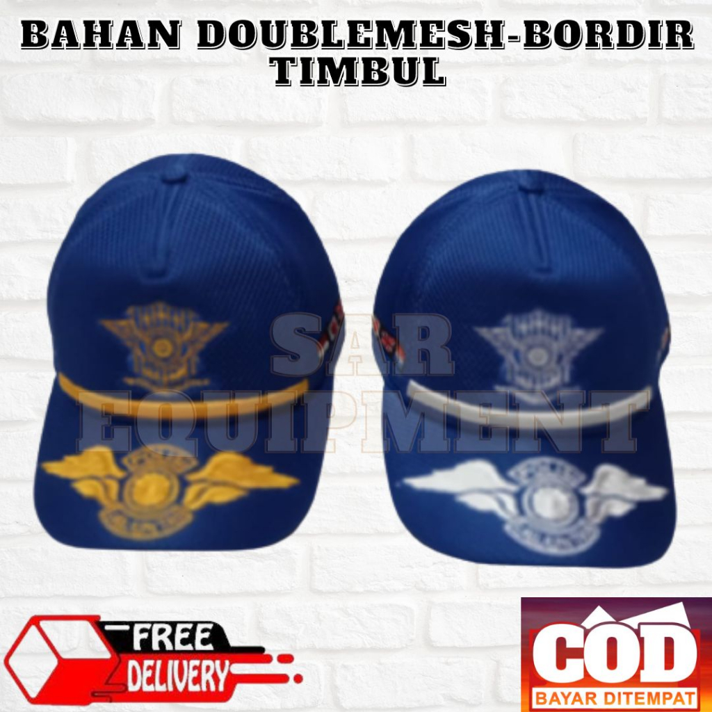 Jual Topi Polisi | Topi Lantas | Topi Polisi LaluLintas | Bahan jaring ...