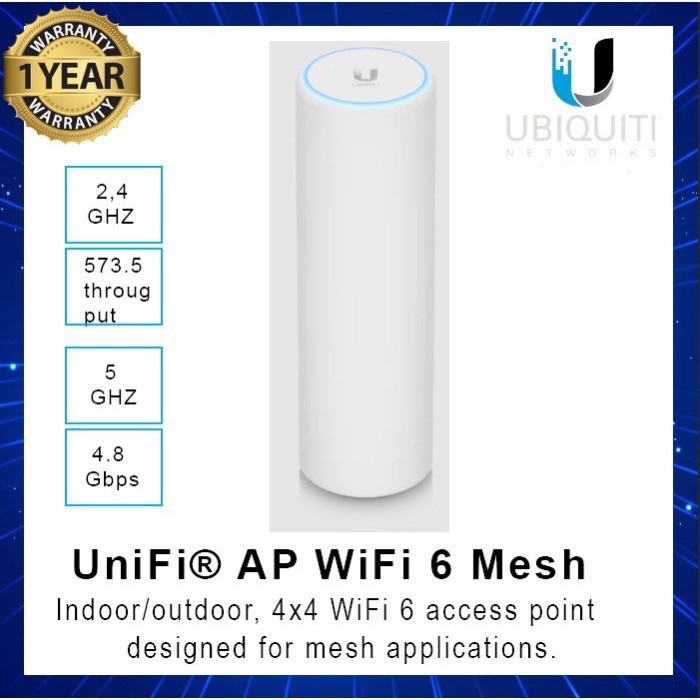 Jual Ubiquiti Unifi 6 Mesh |U6-Mesh Access Point WiFi 6 Mesh | Shopee ...