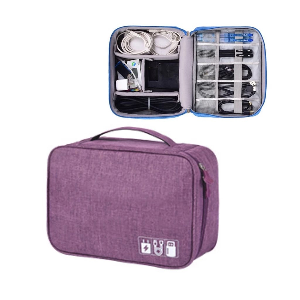 Jual HM84 Cable Pouch Travel Digital Pouch Bag Tas Kabel Travel Gadget ...