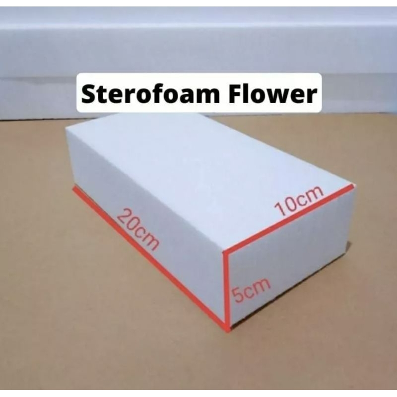 Jual Styrofoam Busa Bunga Sterofoam Floral Foam | Shopee Indonesia