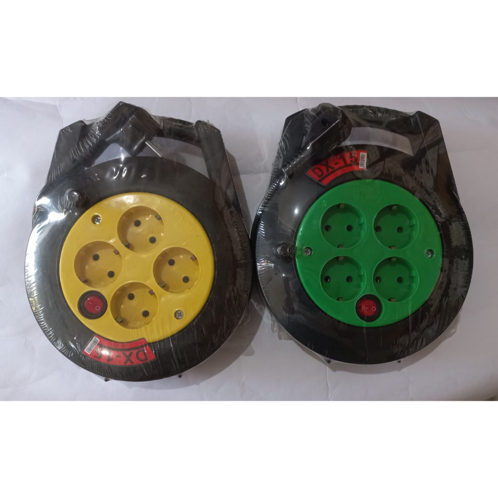 Jual Kabel Roll Box Warna 4 lbg, Panjang 10m & 15m + Saklar/Lampu ...