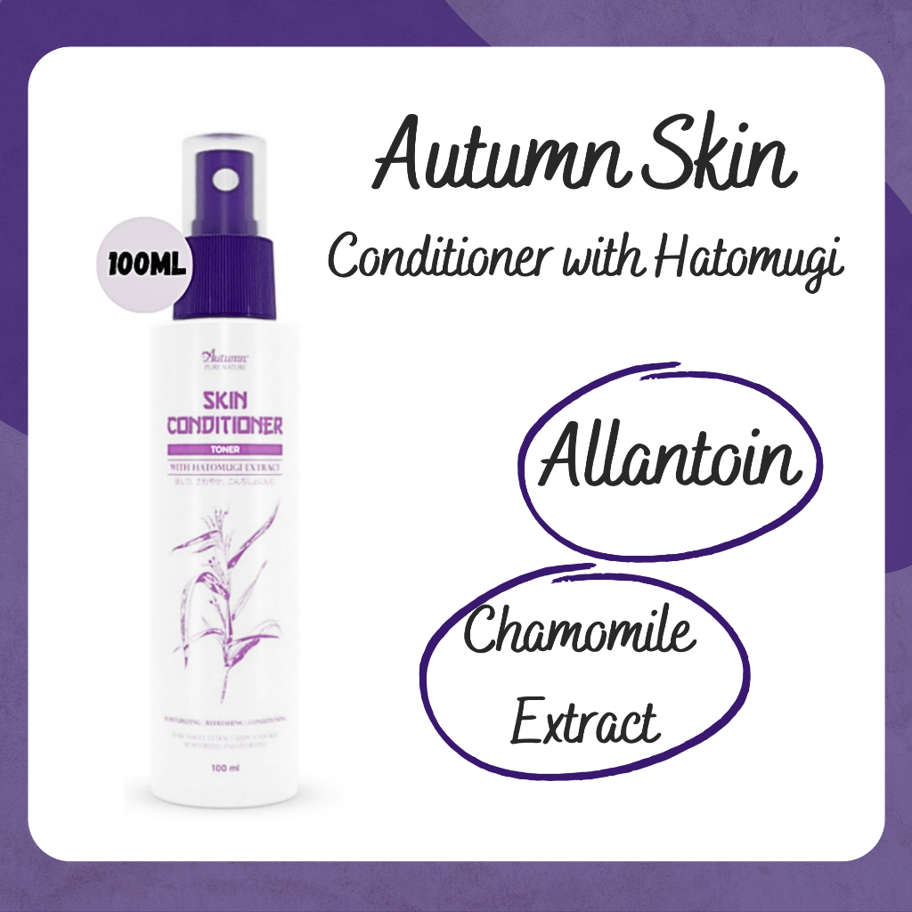 Jual Autumn Toner Skin Conditioner with Hatomugi Extract 100ml | Shopee ...
