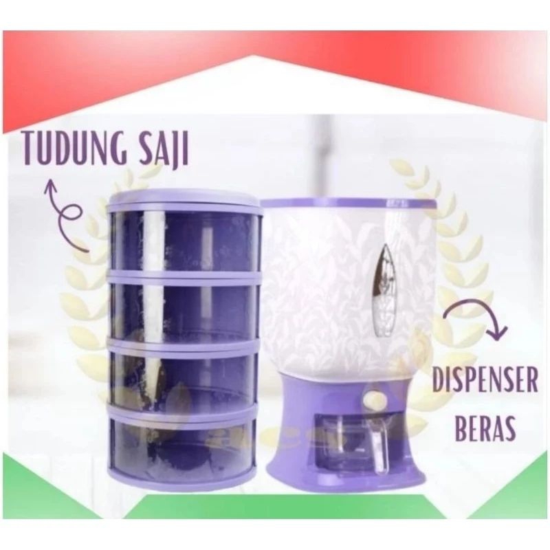 Jual Paket Kombo Hemat Tri-J dispenser beras 12L dan tudung saji ... Jual Paket Kombo Hemat Tri-J dispenser beras 12L dan tudung saji ...