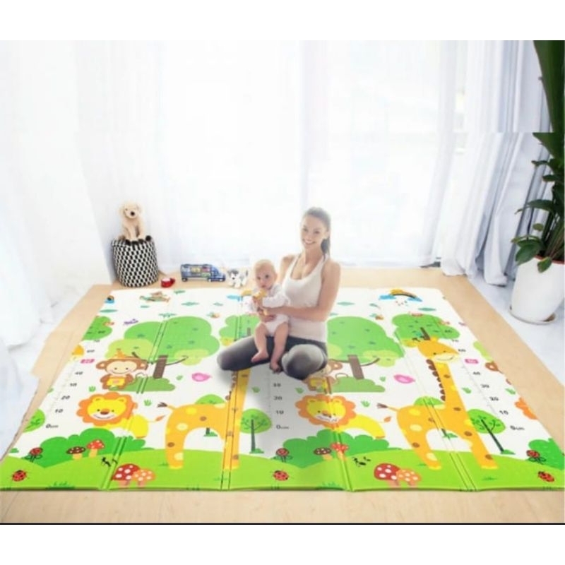 Jual Karpet Lipat Playmat Bayi Karpet 180x200cm 8mm free tas Matras ...