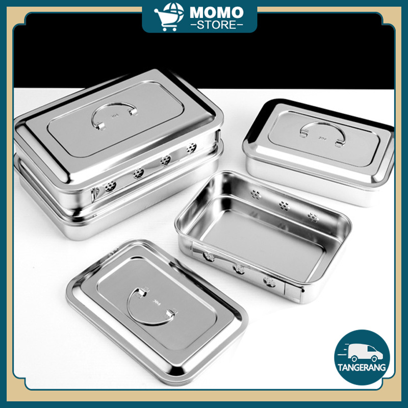Jual Bak Instrument Tray Stainless Steel Autoclaveable Dental Tray ...