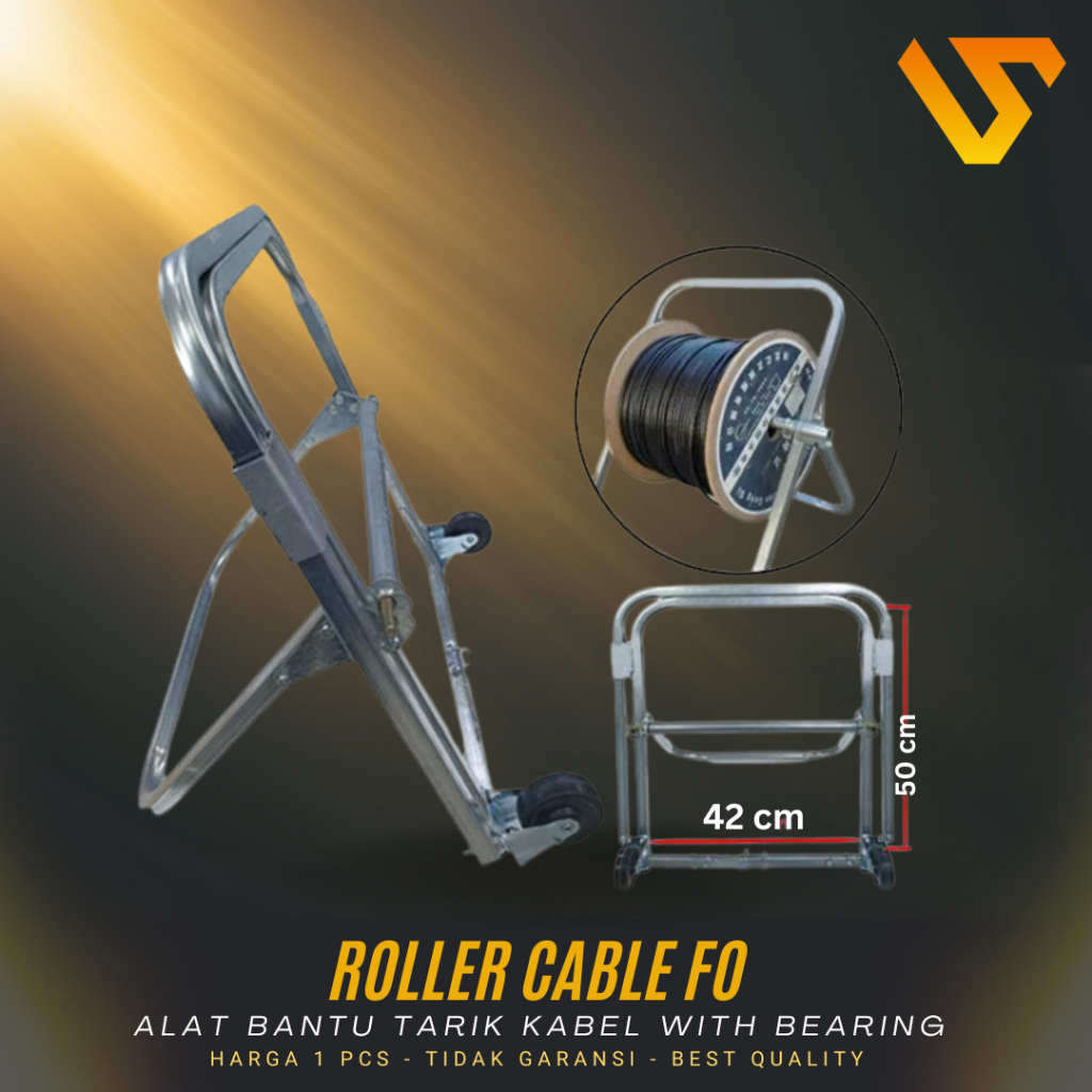 Jual Roller Cable FO rack Tire with Bearing|Tool Alat Tarik Kabel ...