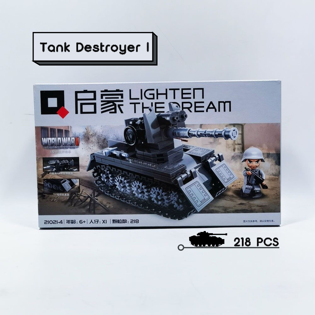 Jual BP TOYS - Building Blocks Blitz WWII 4 in 1 Tank Bomber SUV Bricks ...
