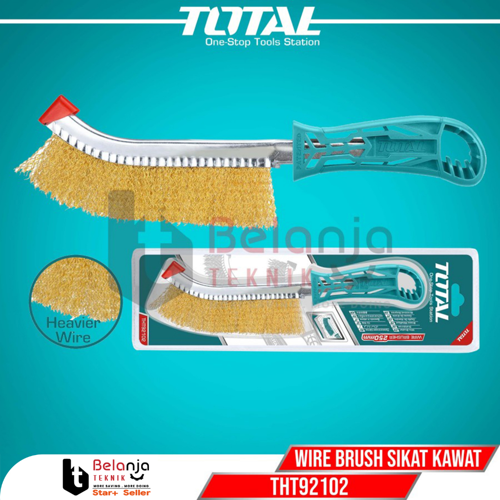 Jual Total Wire Brush Sikat Kawat Kuningan Model Pisau Manual THT92102 ...