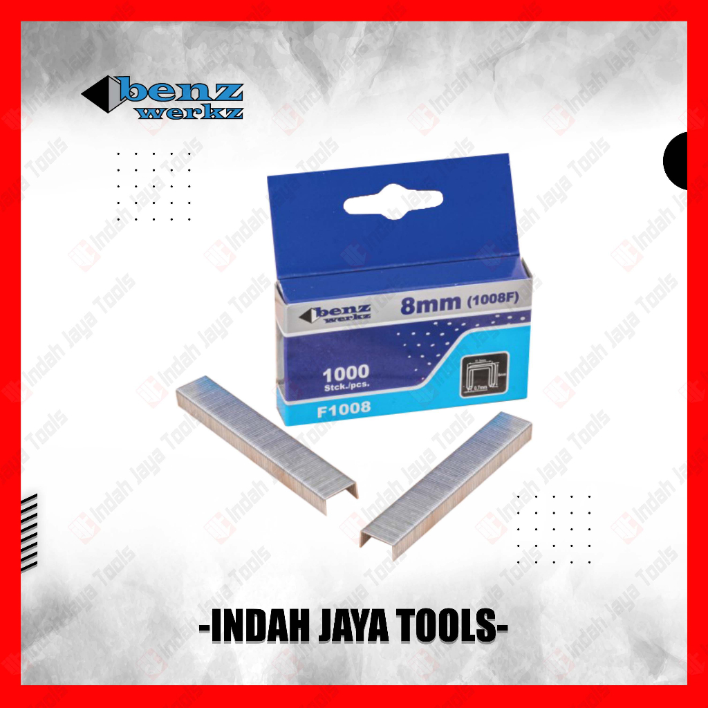 Jual BENZ 1008 F Isi Stapler 8 mm - Staples Paku Tembak Model U 1008F ...