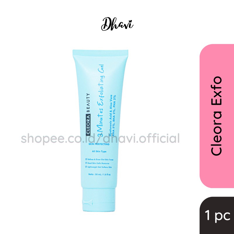 Jual CLEORA Exfoliating Gel 3 Minutes 50gr AHA BHA PHA Exfoliasi Wajah ...