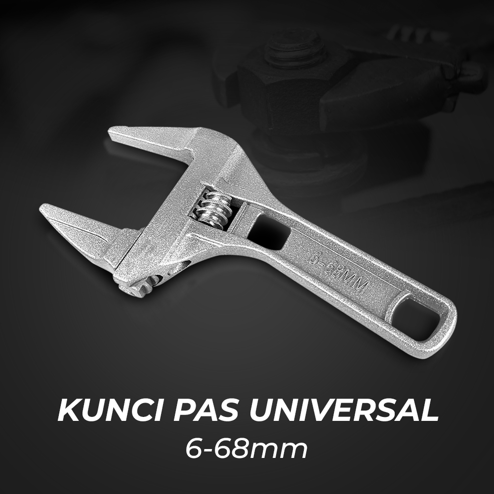 Jual KUNCI RING PAS INGGRIS PIPA Universal key Adjustable Wrench ...