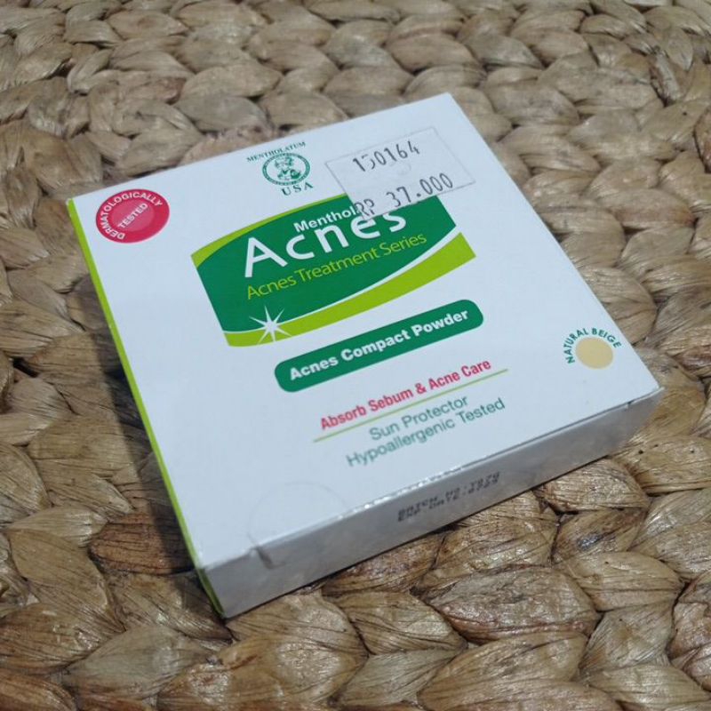 Jual ACNES COMPACT POWDER NATURAL BEIGE 14 G | Shopee Indonesia