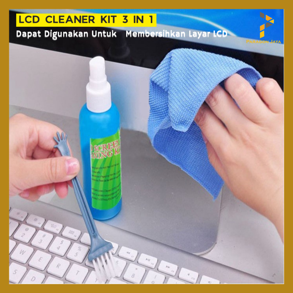 Jual Lcd Cleaner Kit 3in1 Cairan Pembersih Layar Monitor Laptop Lcd ...