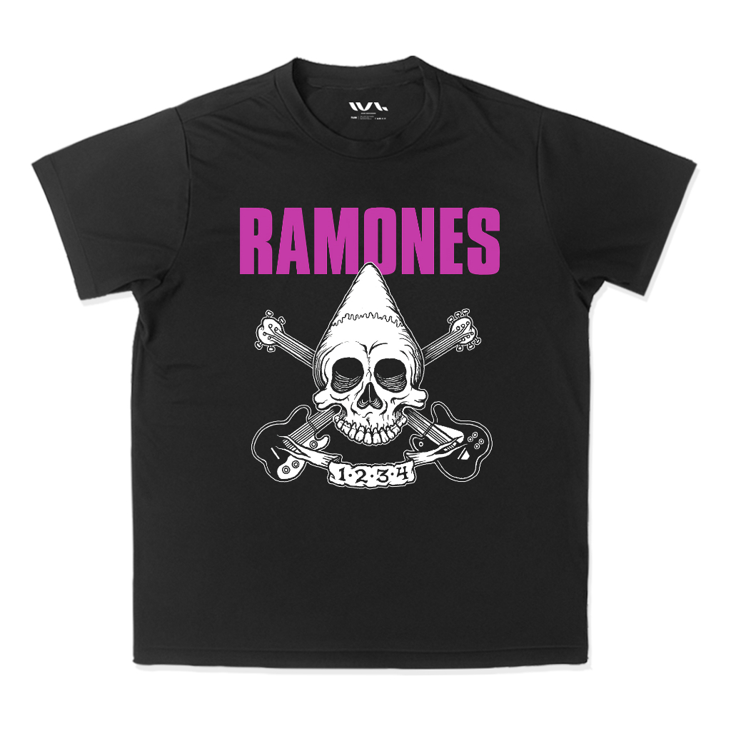 Jual kaos band ramones skull logo reguler fit | Shopee Indonesia