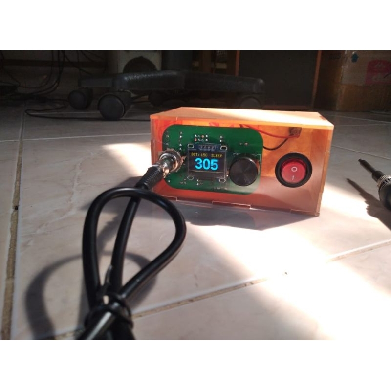 Jual Solder T12, C210, solder station, soldering iron lengkap casing ...