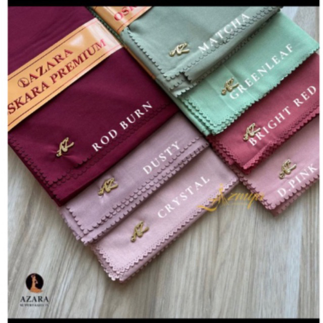 Jual PAKET USAHA 10 JILBAB POLOS AZARA LOGO BESI (POLOS ) UKURAN 110* ...