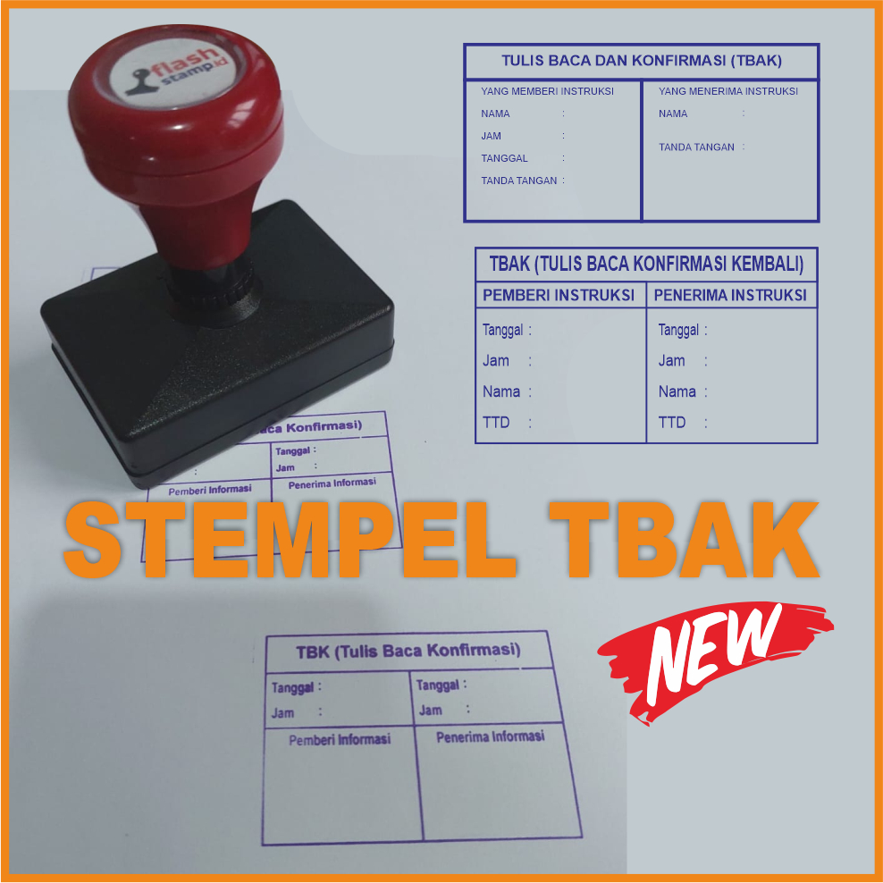 Jual Stempel TBAK TULIS BACA DAN KONFIRMASI Stempel Rumah Sakit Dokter ...