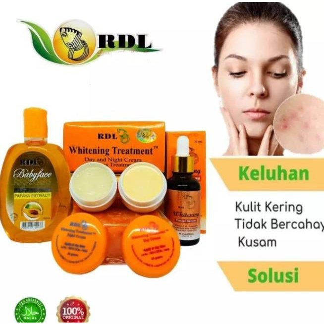 Jual Paket Glowing Rdl Whitening Original Lengkap | Shopee Indonesia