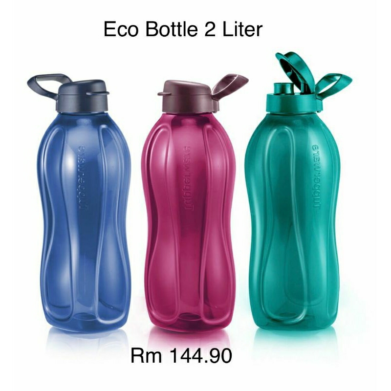 Jual ECO FASHION BOTTLE 2 L TUPPERWARE DENGAN HANDLE - BOTOL JUMBO ...