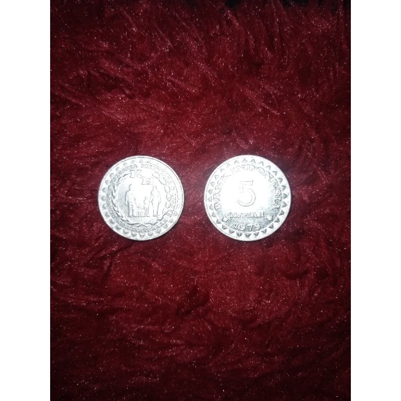 Jual Uang Kuno Koin 5 rupiah th 1979 keluarga berencana kecil | Shopee ...