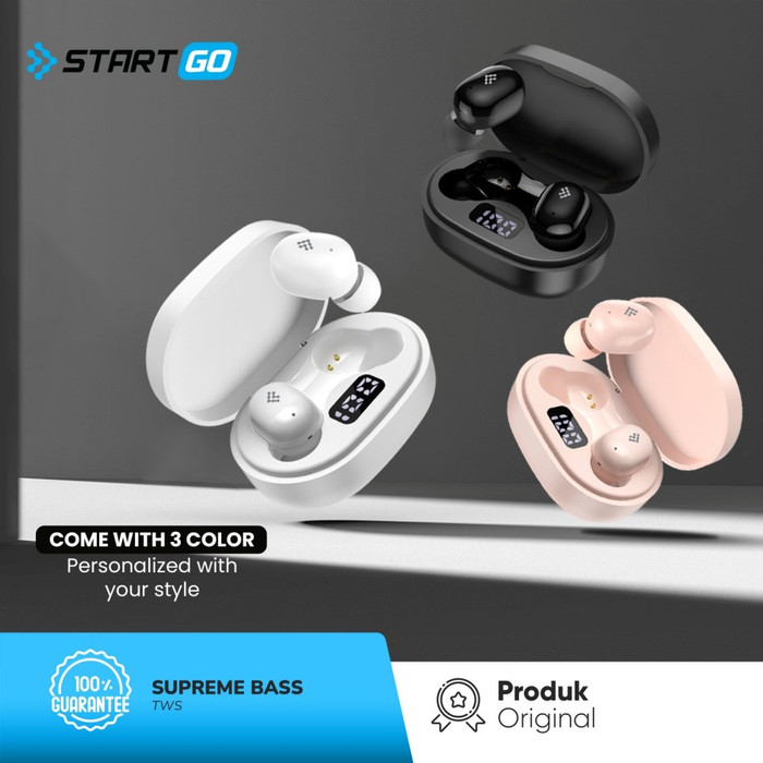 Jual TWS Supreme Bass StartGo J15 Advan True Wireless Earphones ...
