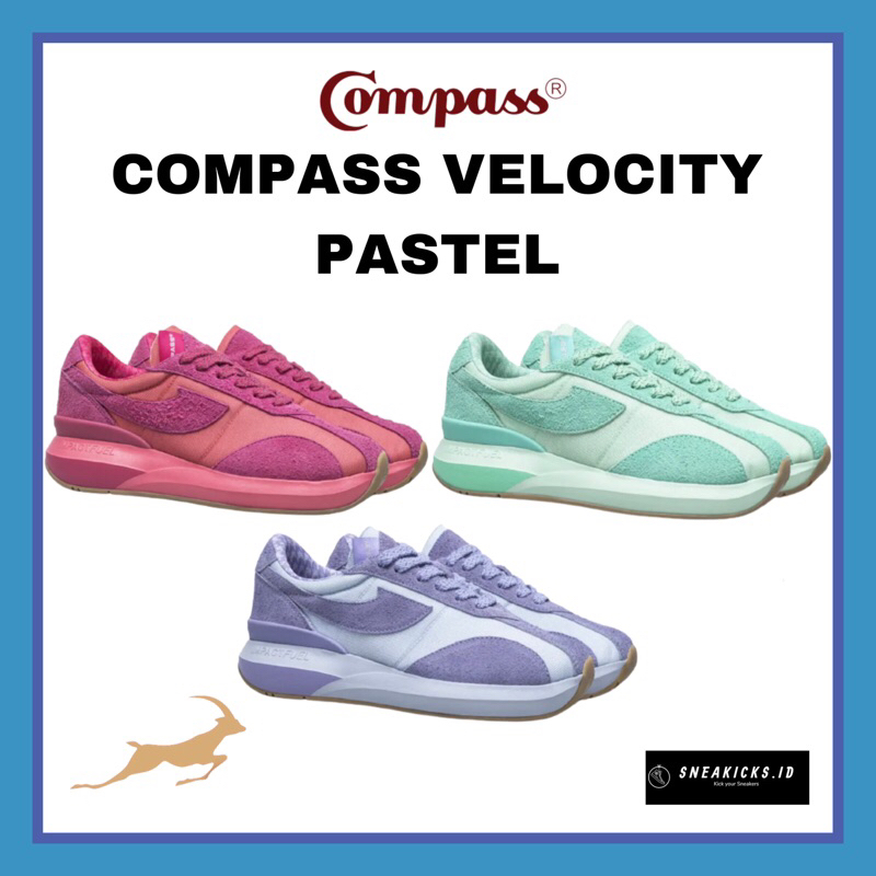 Jual [ORIGINAL] SEPATU COMPASS VELOCITY PASTEL LIMITED EDITION | Shopee ...