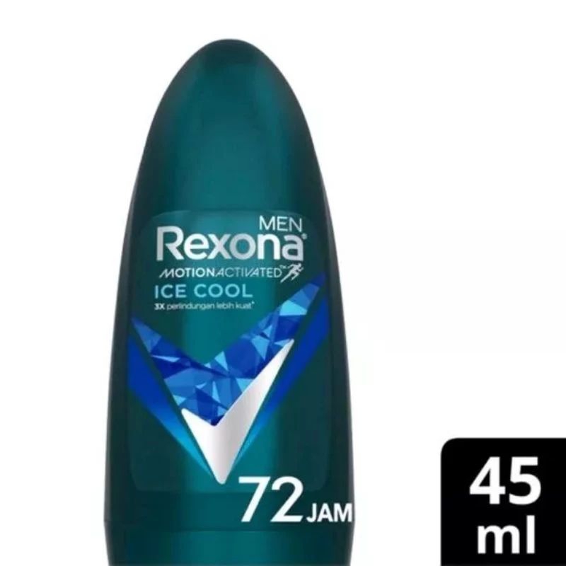 Jual Rexona Men Ice Cool Roll On Deodorant 45 ml | Shopee Indonesia