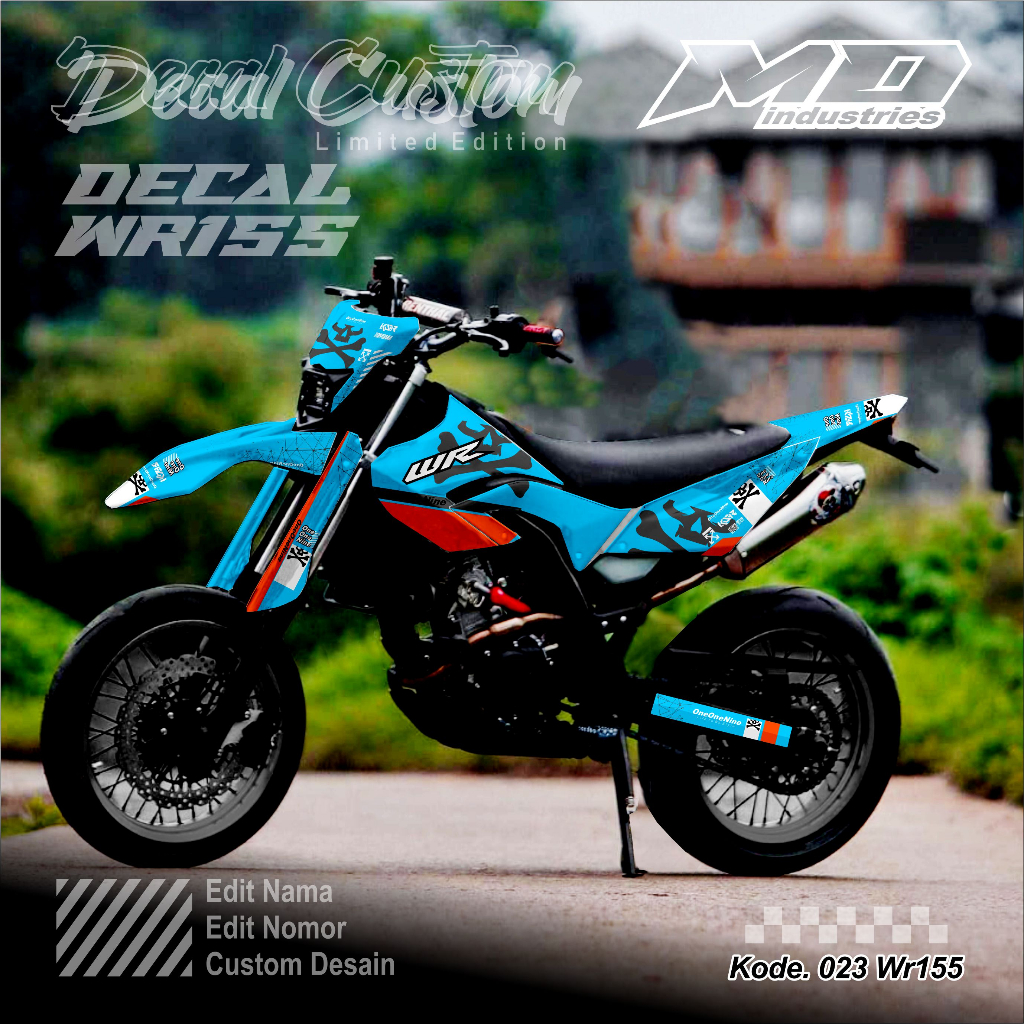 Jual Decal Striping Yamaha WR 155 R Full Body Custom Desain - Decal ...