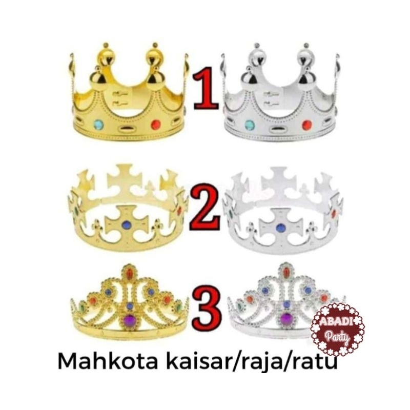 Jual Mahkota Raja / Mahkota Ratu / Mahkota Kaisar /Mahkota Plastik ...