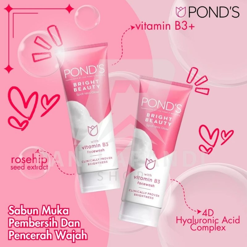 Jual PONDS BRIGHT BEAUTY 100G | Shopee Indonesia