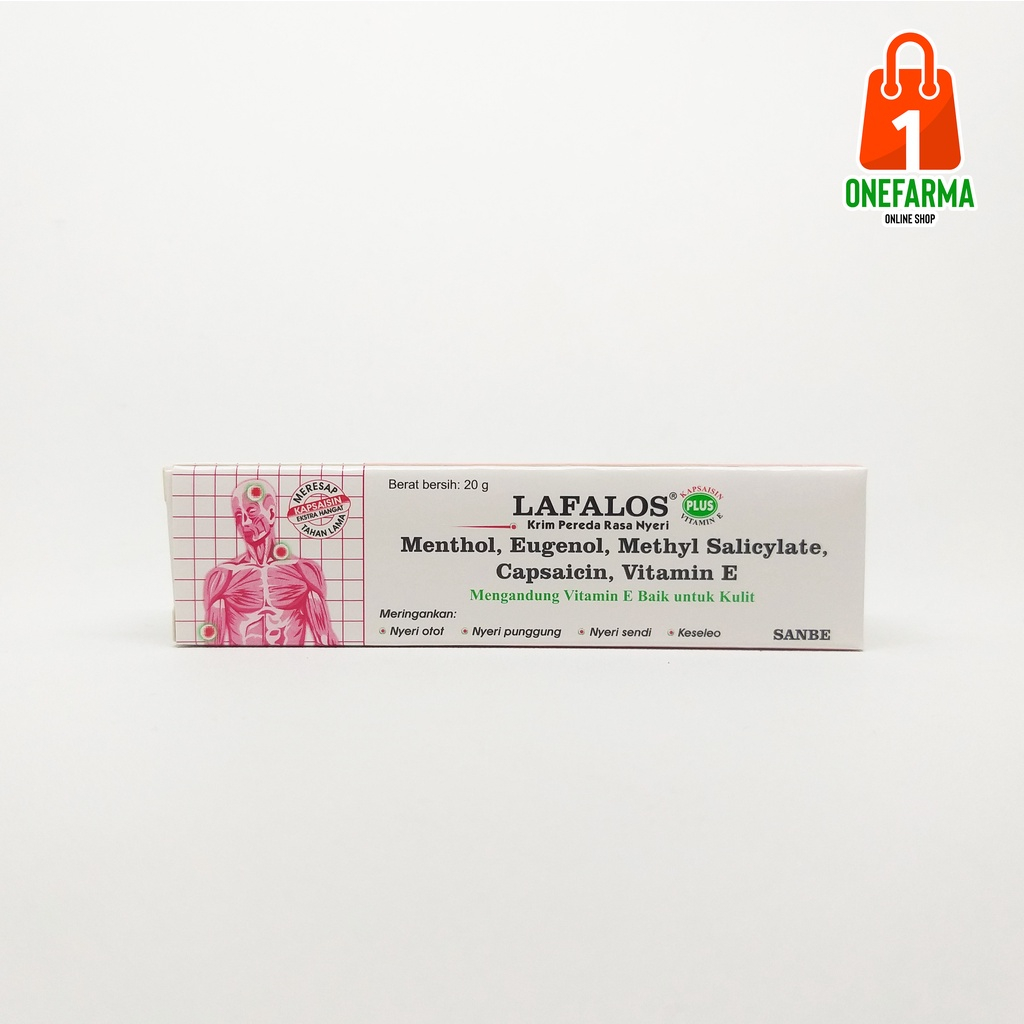 Jual LAFALOS PLUS VITAMIN E KRIM PEREDA NYERI KEMASAN 20 GRAM | Shopee ...