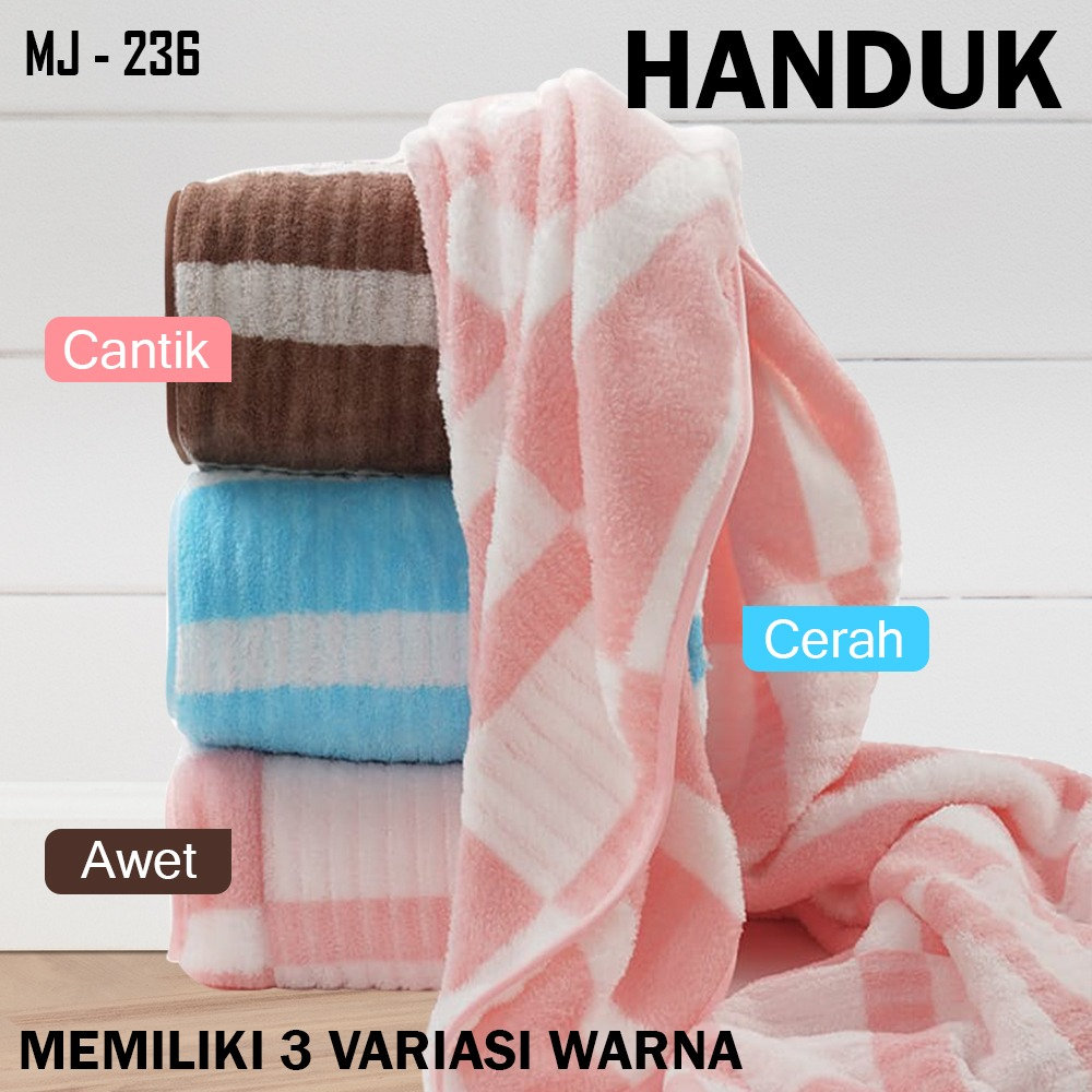 Jual Handuk Mandi Dewasa Ukuran 70x140cm Jumbo Tebal - Handuk Mandi ...