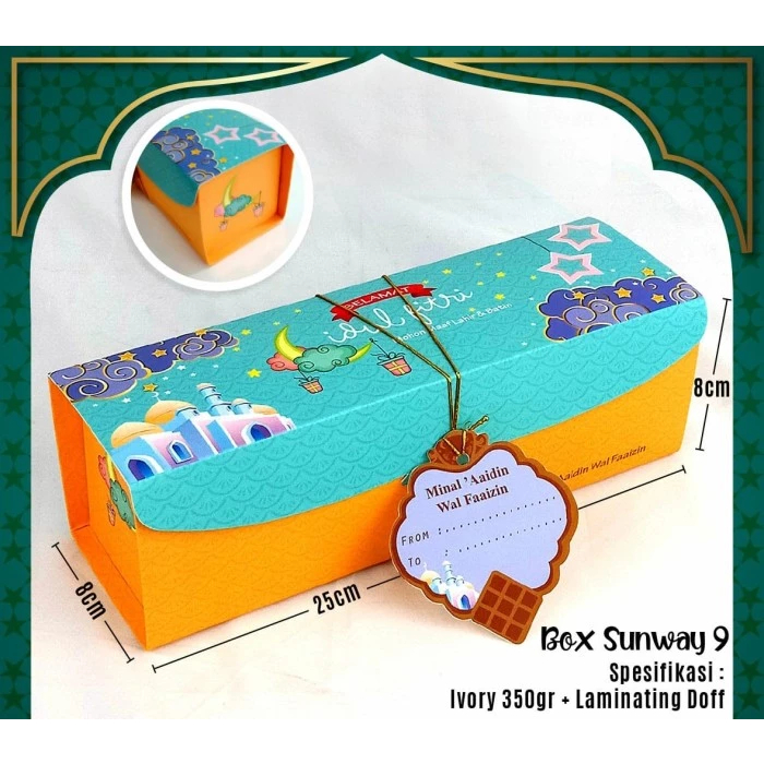 Jual Box packaging lebaran idul fitri kue bolu gulung sunway 9 | Shopee ...