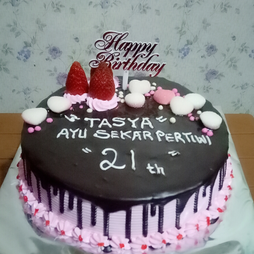 Jual Cake Ulang Tahun Kue Roti Tart Ultah Birthday Coklat Custom ...