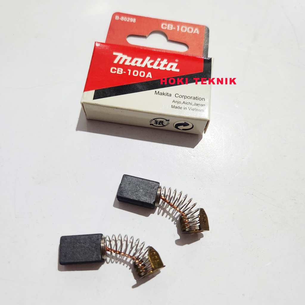 Jual Carbon Brush Makita CB 100A Arang Mesin Set | Shopee Indonesia