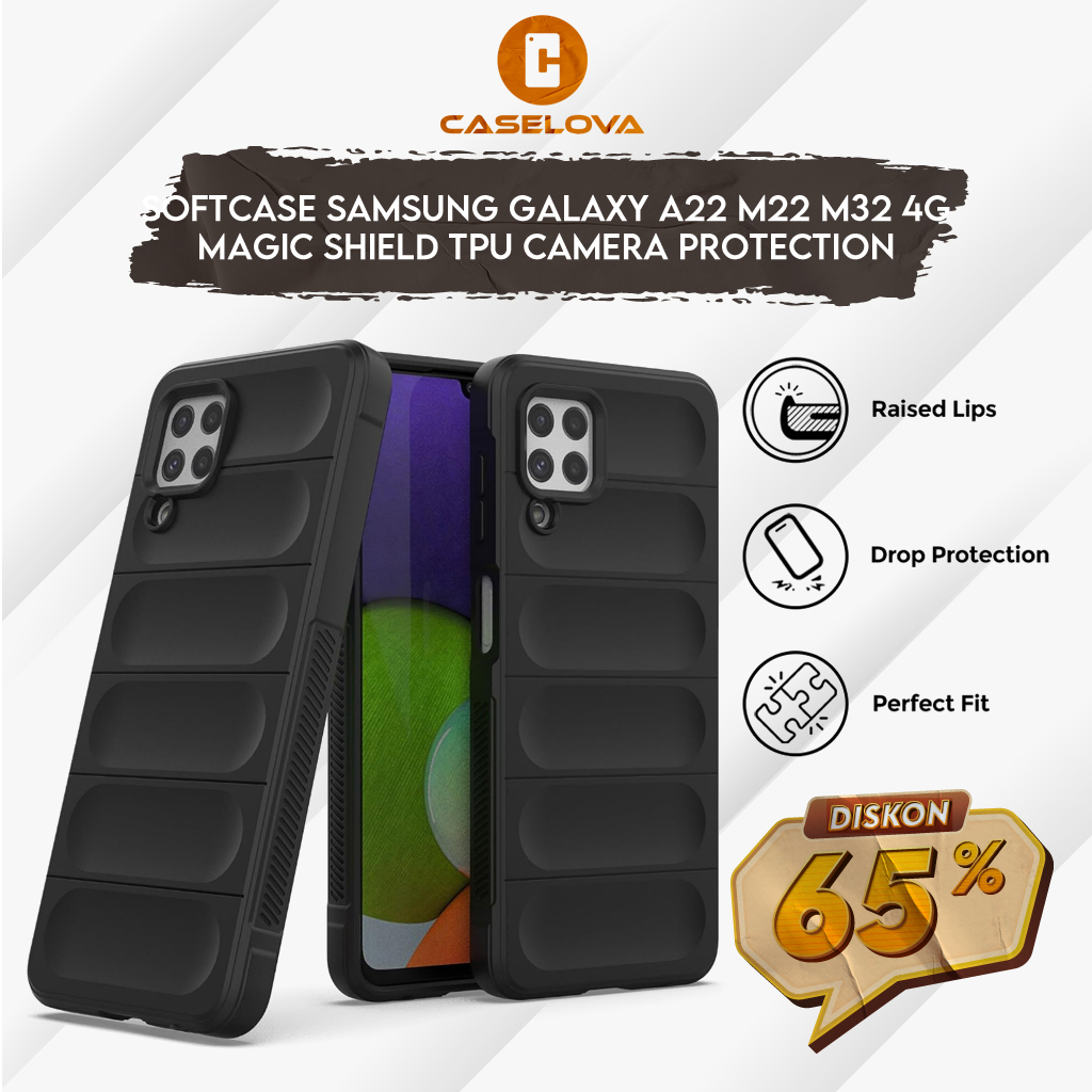 Jual Case Samsung Galaxy A22 M22 M32 4G Magic Shield TPU Camera ...