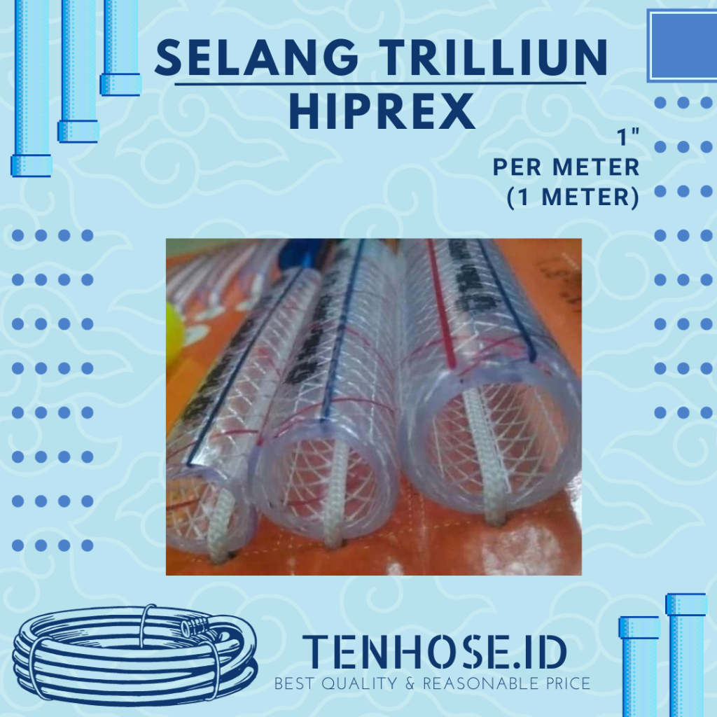 Jual Selang Air Serat Benang Trilliun 1" Inch Eceran ( Harga Per Meter ) Tebal Anti Tekuk Air ...