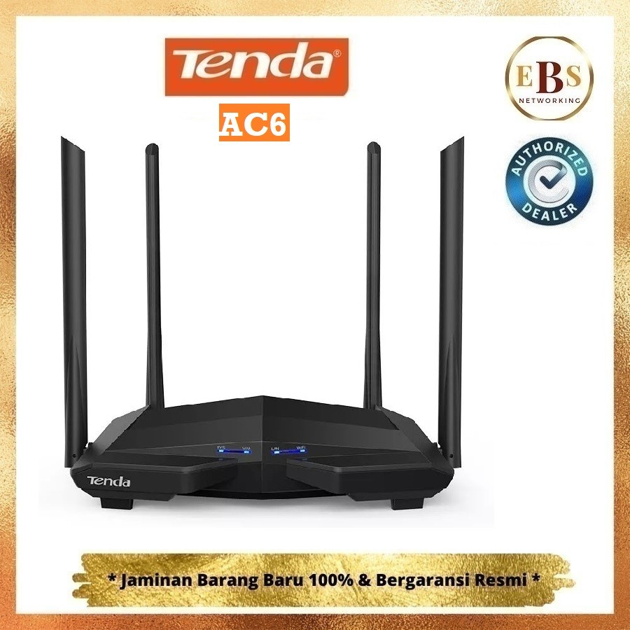 Jual Tenda AC6 - Router WiFi Dual-band AC1200 | Shopee Indonesia