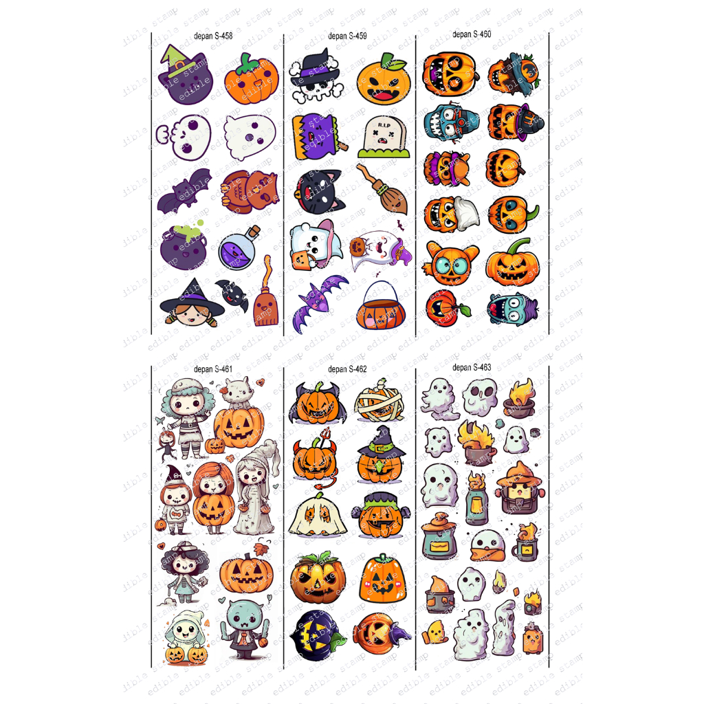 Jual Edible Stamp Stiker Makanan Edible Stiker Edible Image Edible ...