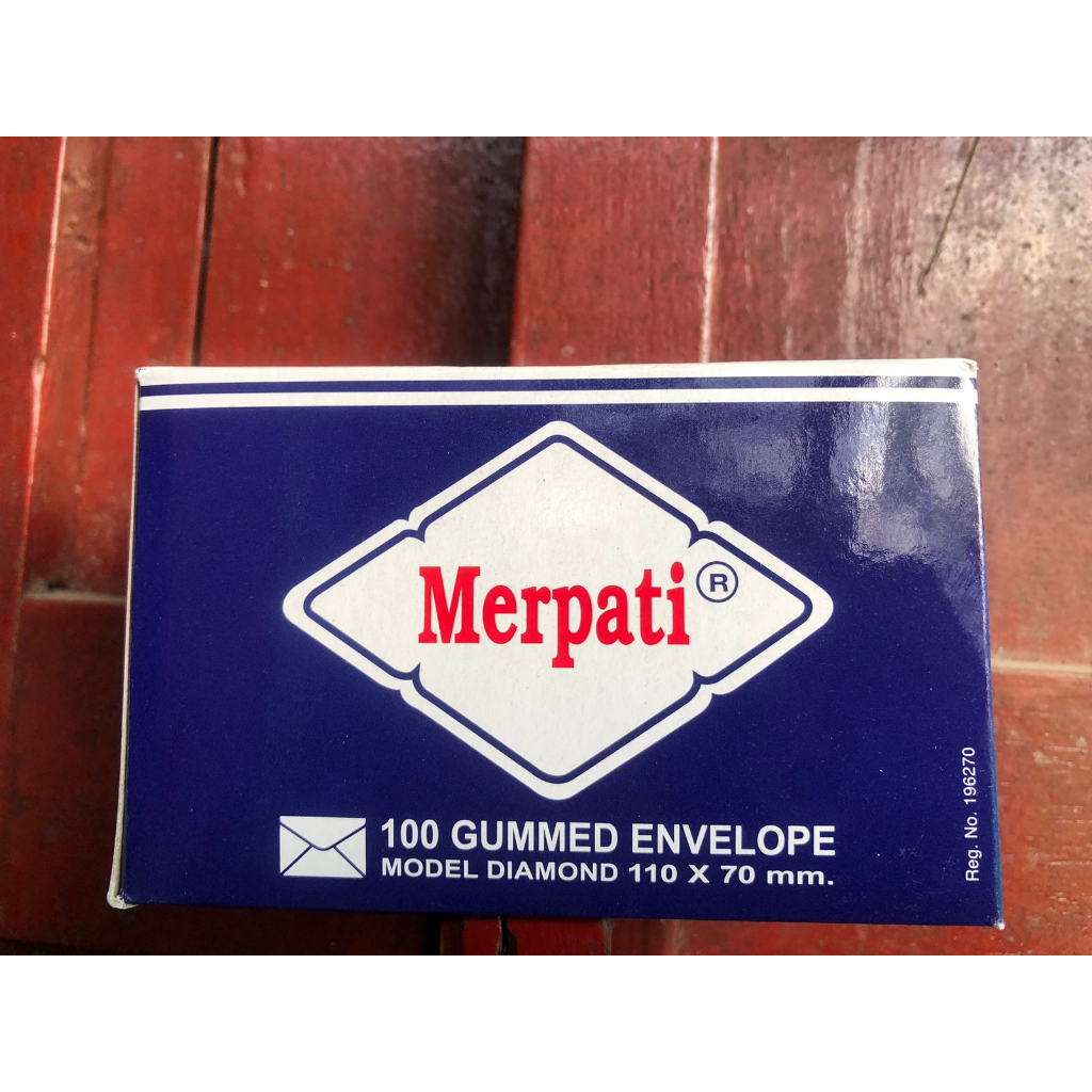 Jual Amplop MERPATI kecil 110x70mm/amplop mini-1 pack isi 100pcs ...