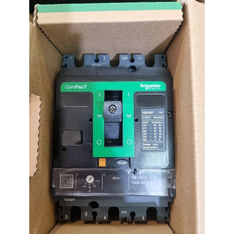 Jual SCHNEIDER MCCB NEW NSX100F 3P 40A 50A 63A 80A 100A 36KA | Shopee Indonesia