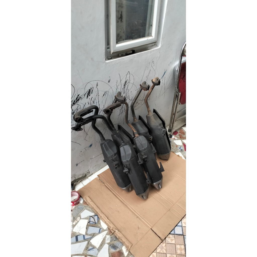 Jual Knalpot standar Vario 150 Vario 125 LED new k59 k60 original copotan | Shopee Indonesia