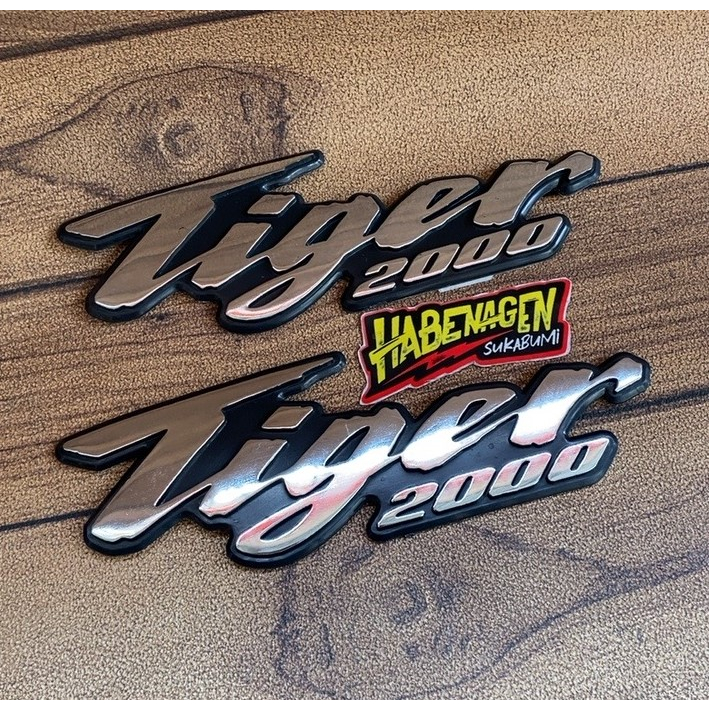 Jual emblem emblim logo tangki tengki tank honda tiger 2000 lama lawas ...