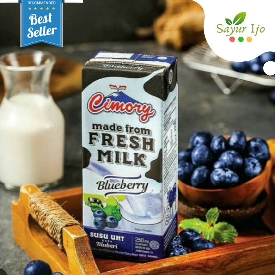 Jual CIMORY Susu UHT Blueberry 250 ML Fresh Milk Susu Sapi Segar Rasa ...