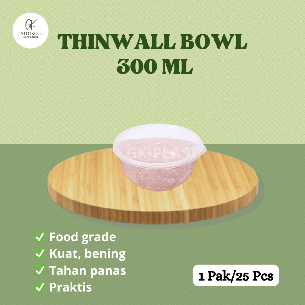 Jual (25 Pcs)Thinwall 300ml bowl / mangkok 300/thinwall round | Shopee ... Jual (25 Pcs)Thinwall 300ml bowl / mangkok 300/thinwall round | Shopee ...
