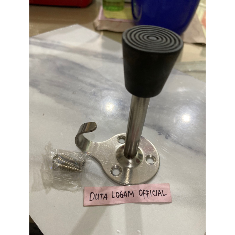 Jual Door stopper tiang kait Mz 3921 + skrup | Shopee Indonesia